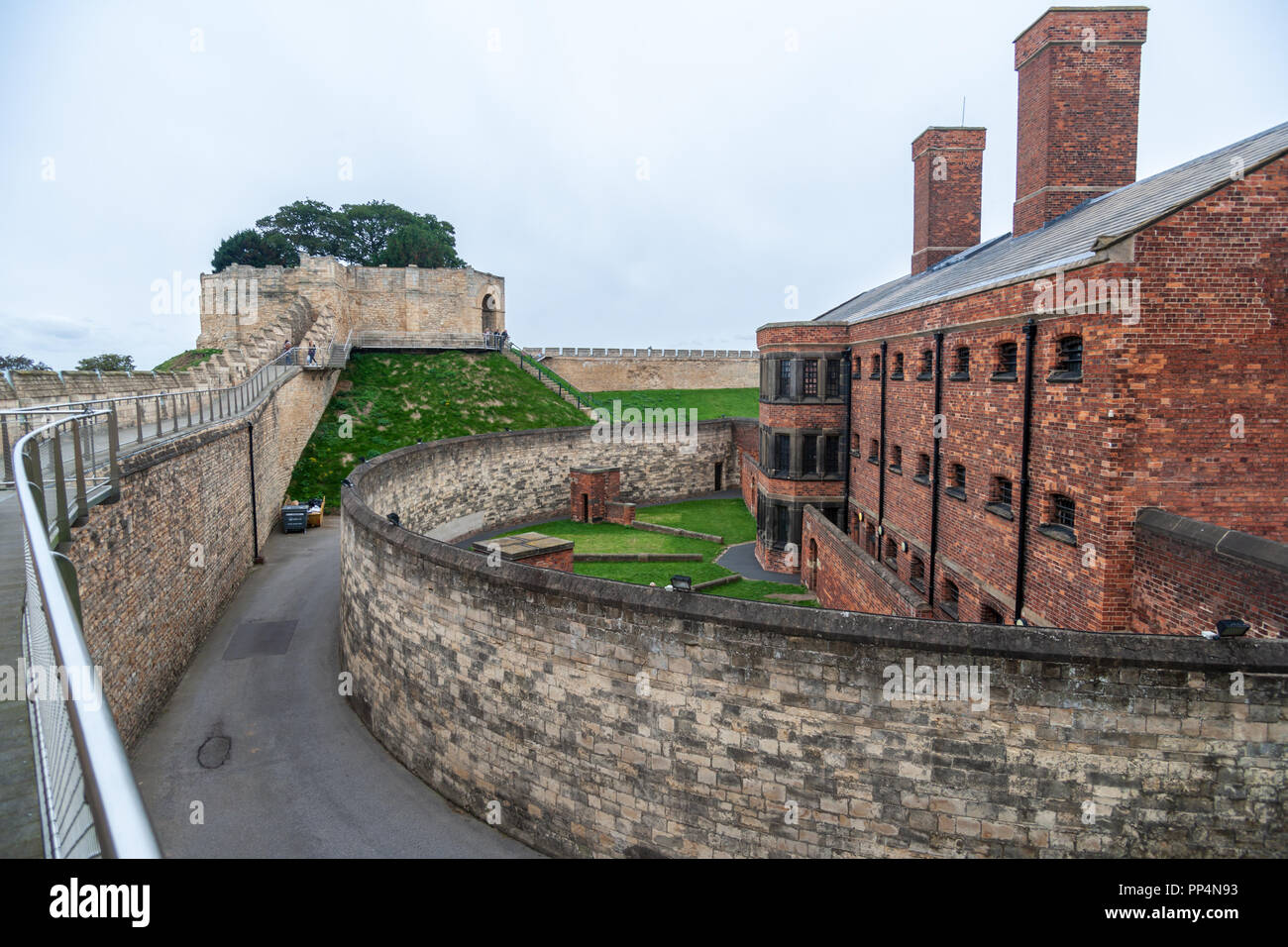 lincoln castle prison uk Stock Photo - Alamy