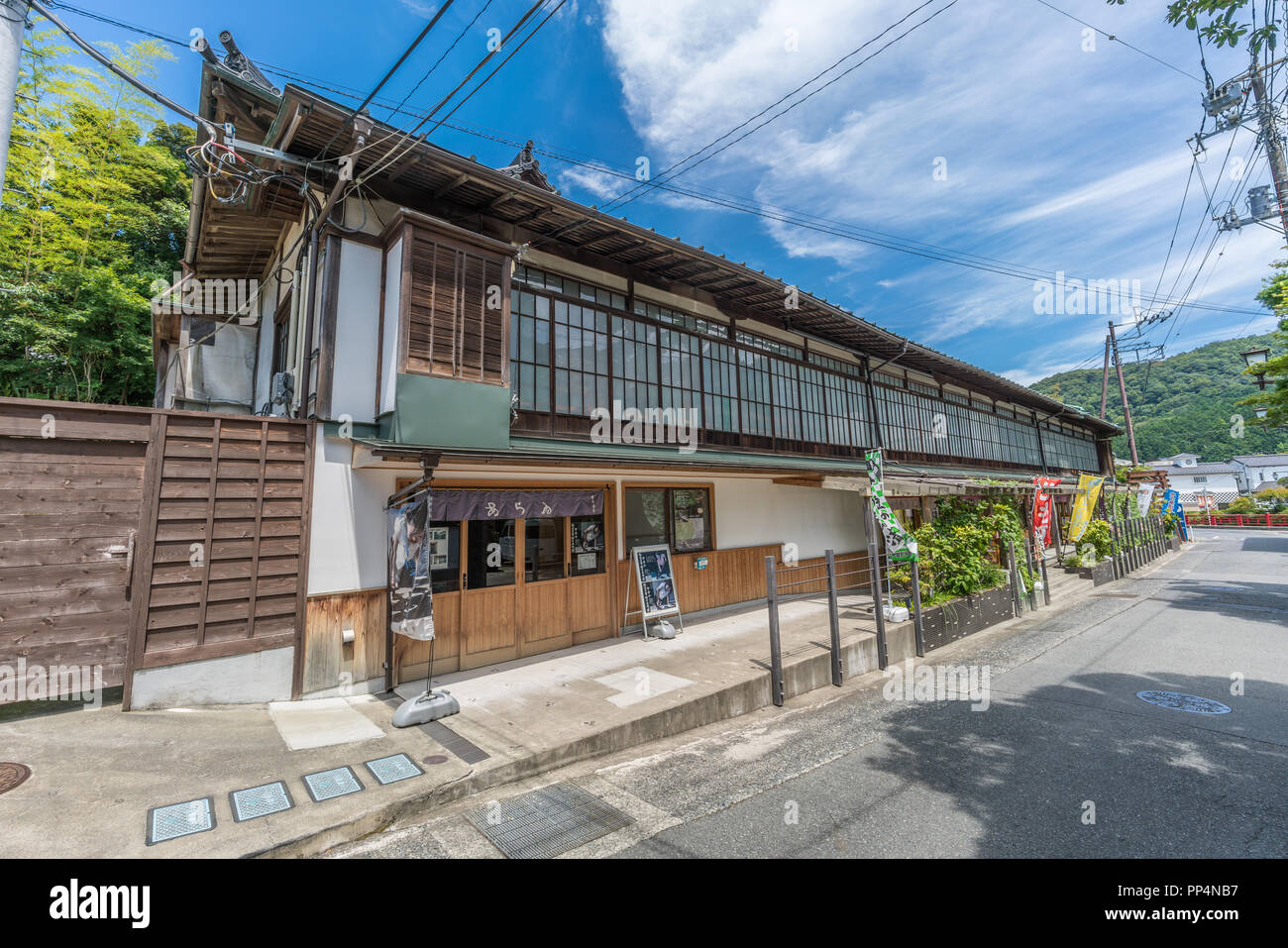 Izu, Shizuoka, Japan - August 10, 2018 : Traditional old houses and ...
