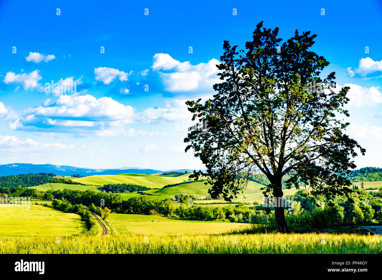 Crete senesi railway hi-res stock photography and images - Alamy