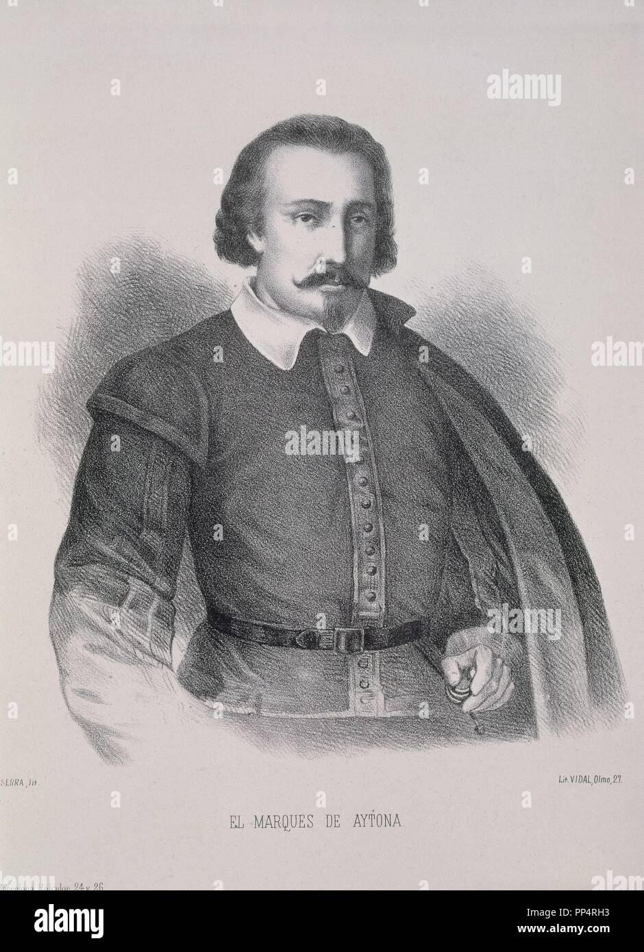 HISTORIA DE ESPAÑA-GRABADO-EL MARQUES DE AYTONA-. Location: BIBLIOTECA ...