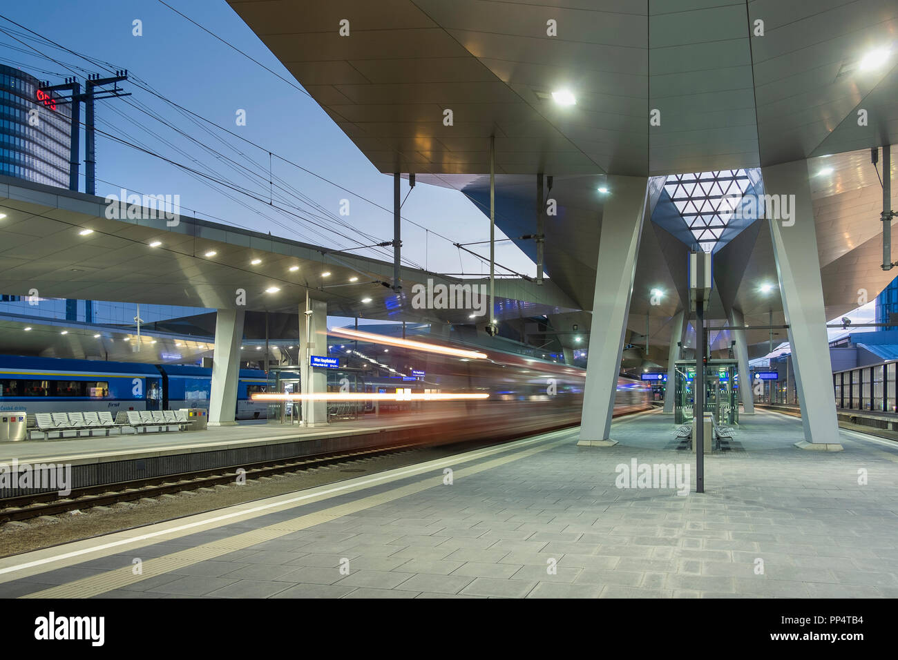 Vienna's main railway station (Autria) is one of the city's main ...