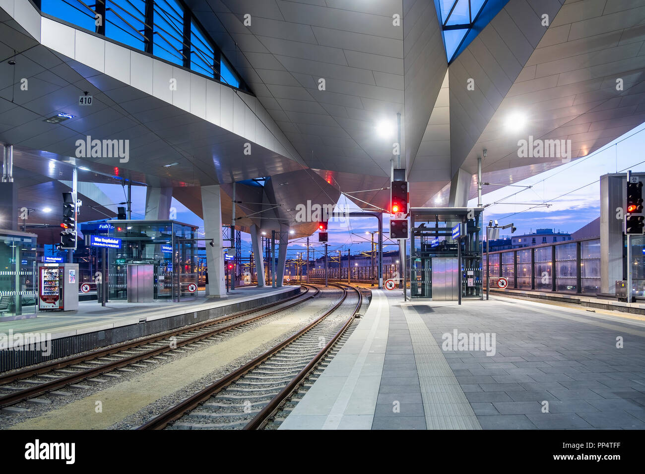 Vienna's main railway station (Autria) is one of the city's main ...