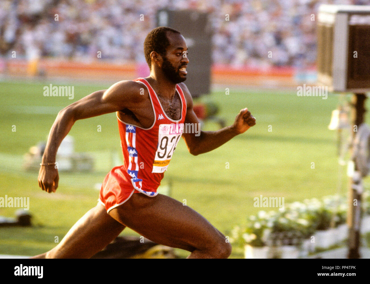 ED MOSES American Athlete and athletics 400 m hurdels at Olympic summer ...