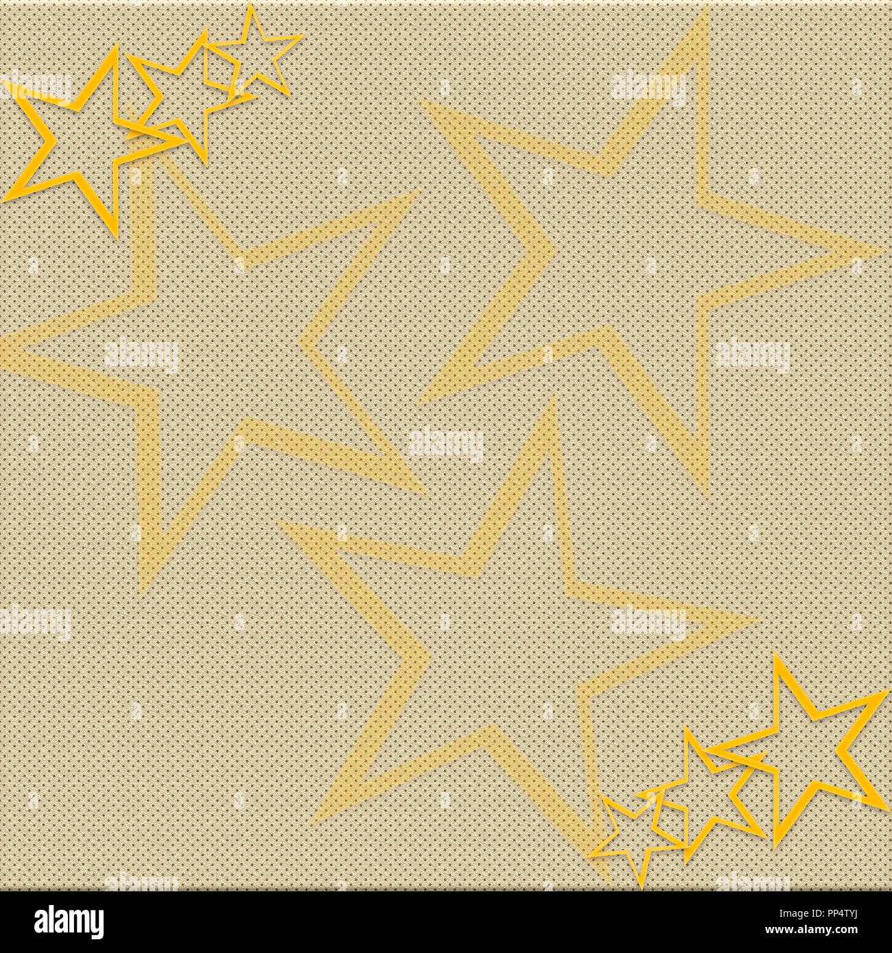 Christmas background with yellow stars Stock Photo - Alamy