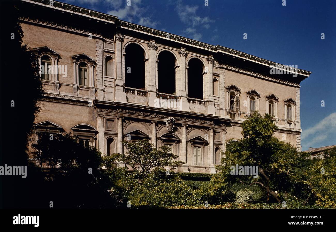 PALACIO FARNESE - SIGLO XVI - RENACIMIENTO ITALIANO. Author: SANGALLO ...