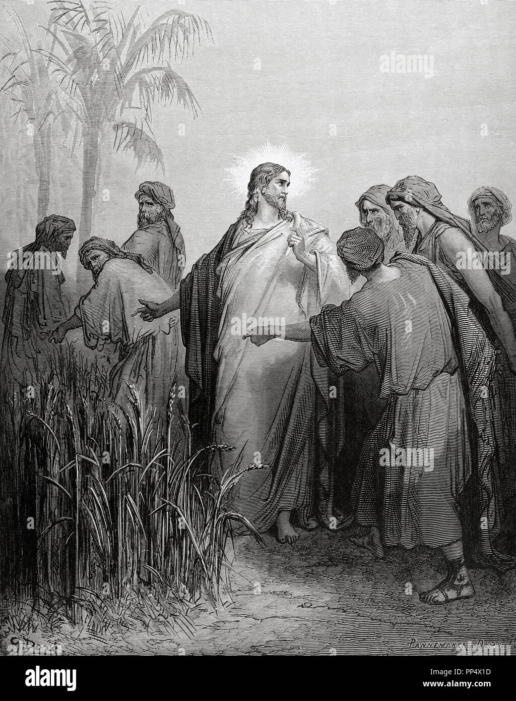 New Testament. Gospel of Matthew. Chapter XII. The apostles gathered ...