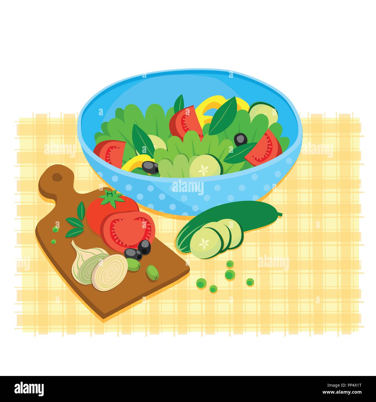 Cutting board set Stock Vector Images - Alamy