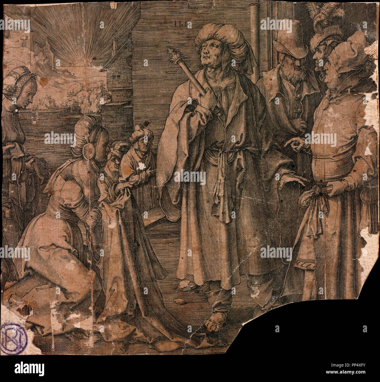 LA MUJER DE PUTIFAR ACUSANDO A JOSE - LA HISTORIA DE JOSE - GRABADO ...