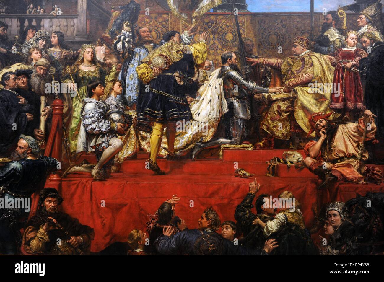 Jan Matejko (1838-1893). Polish painter. The Prussian Homage, 1882 ...