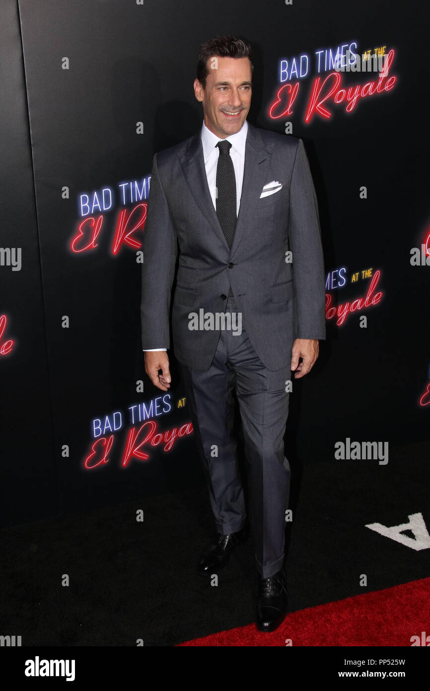California, USA. 22nd Sept 2018. Jon Hamm at the world premiere of 20th ...