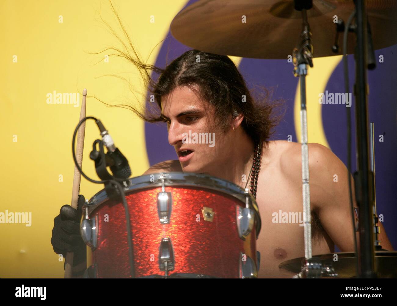 Las Vegas Nv Usa 22nd Sep 2018 Danny Wagner Of Greta Van Fleet On Stage For 2018
