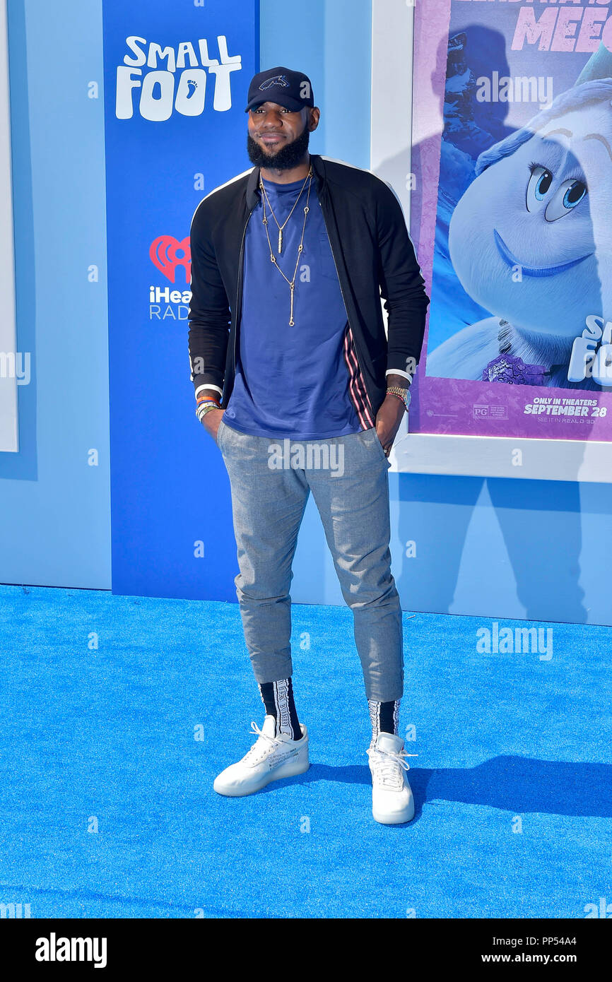 California, USA. 23rd Sept 2018. LeBron James attending the 'Smallfoot ...