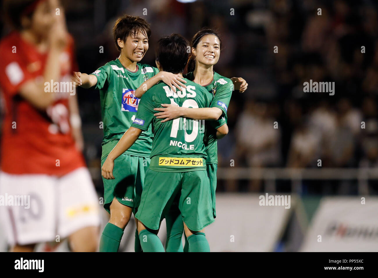 Tokyo, Japan. 22nd Sep, 2018. (L to R) Riko Ueki, Yuka Momiki, Yui ...