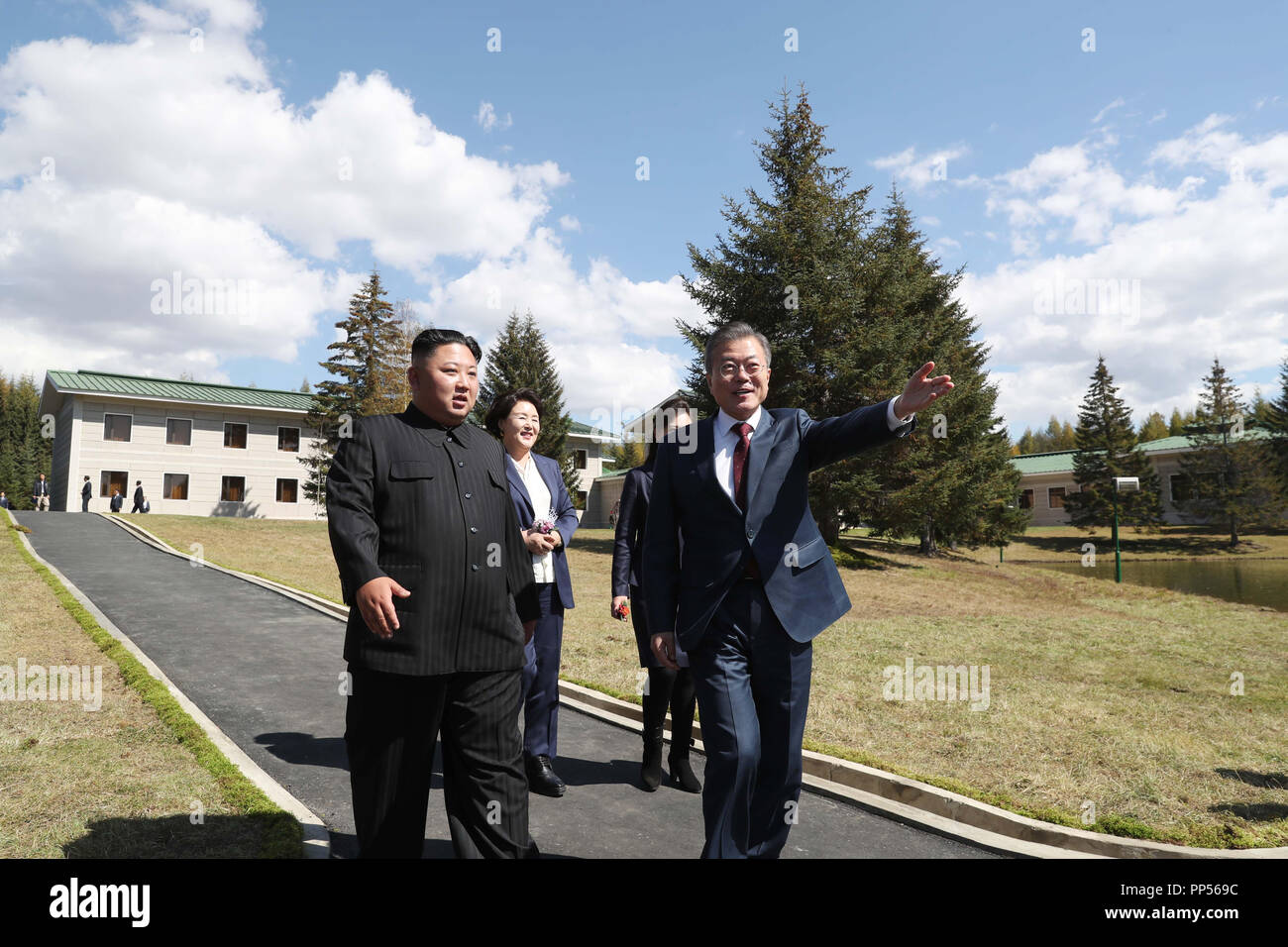 Inter-Korean Summit, Sep 20, 2018 : North Korean leader Kim Jong-Un and ...