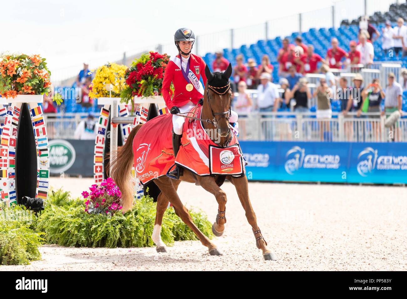 North Carolina, USA. 23rd Sept 2018. Gold Medal Winner. Simone Blum ...