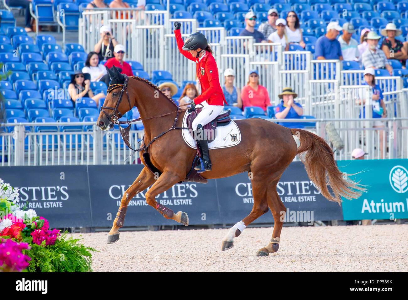 North Carolina, USA. 23rd Sept 2018. Winner. Gold Medal. Simone Blum ...