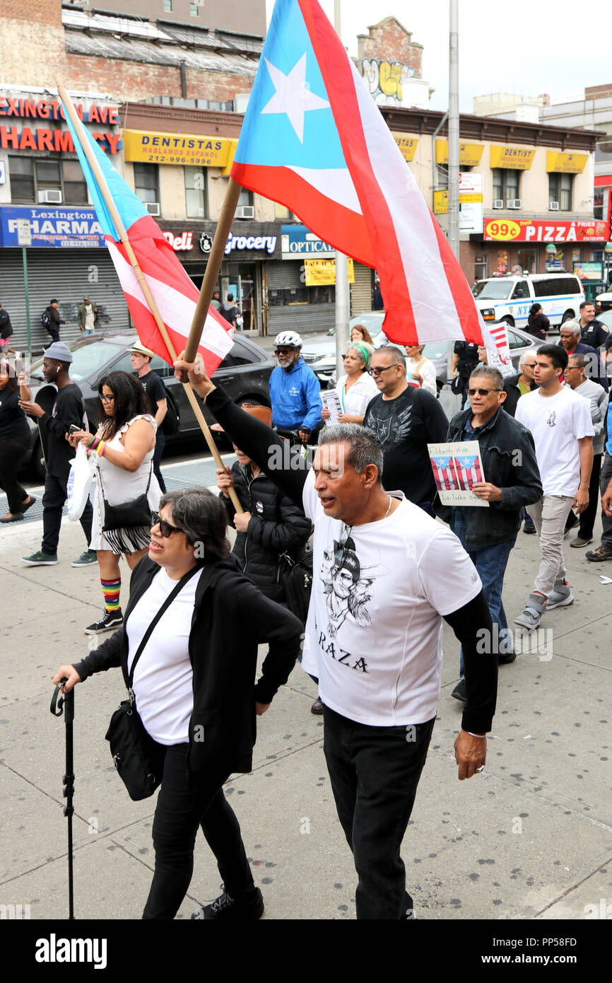 Puerto Rican Flag Harlem High Resolution Stock Photography and Images ...