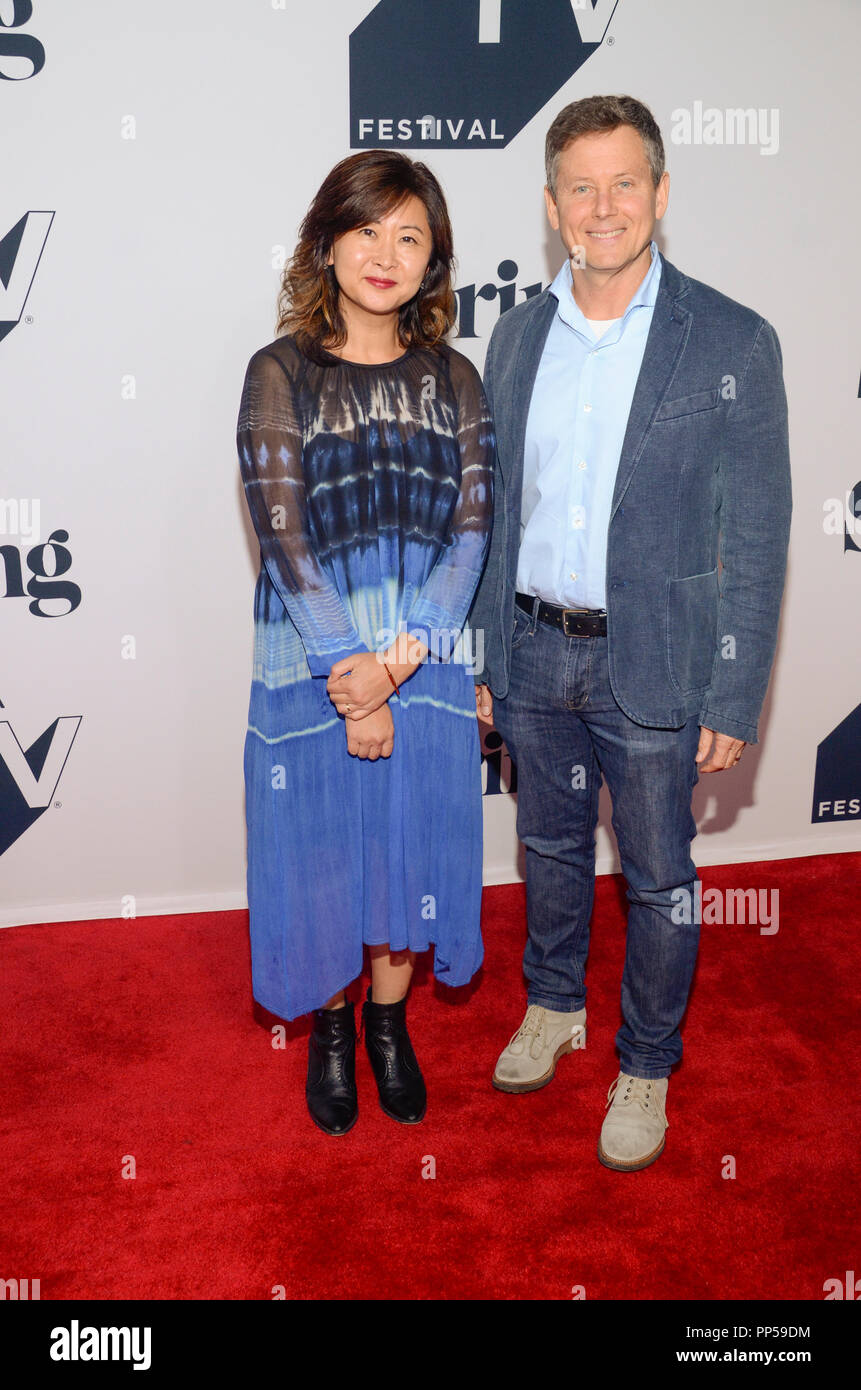 New York, NY, USA. 23rd Sep, 2018. Yun Lingner and Clay Newbill at the ...