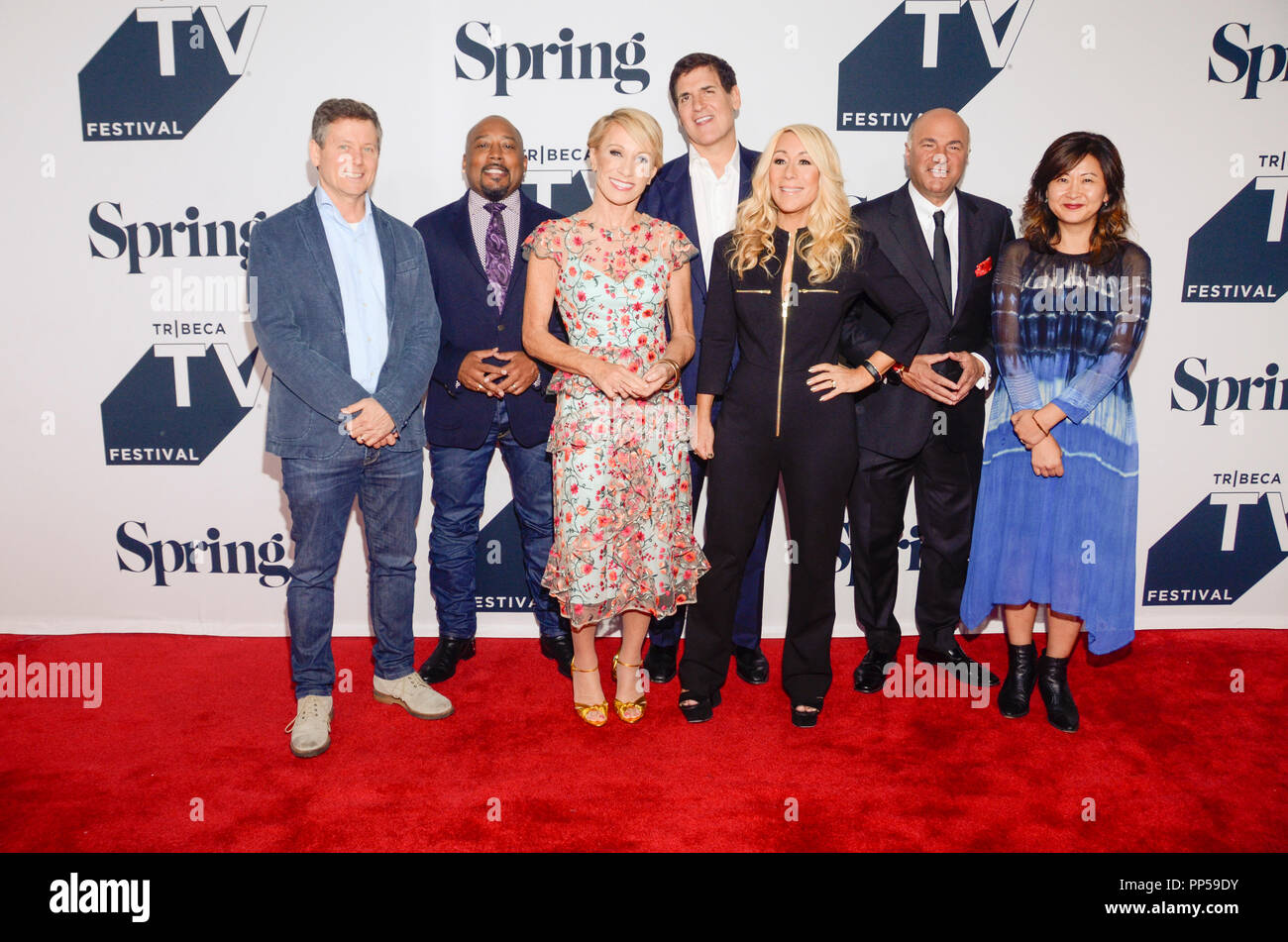 New York, NY, USA. 23rd Sep, 2018. Clay Newbill, Daymond John, Lori ...