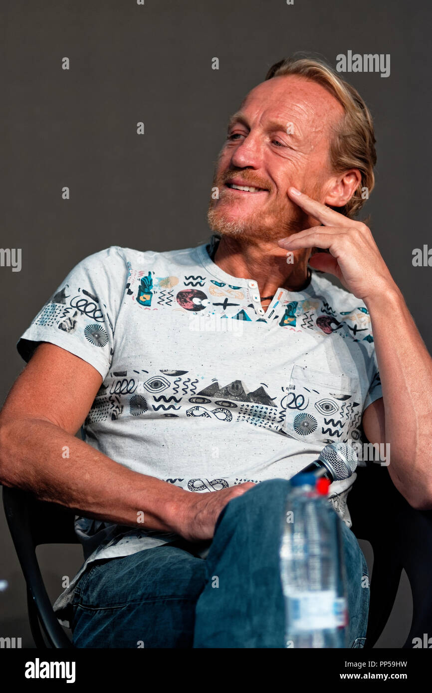 Madrid, Spain.23rd Sept 2018. English actor and singer Jerome Flynn is ...