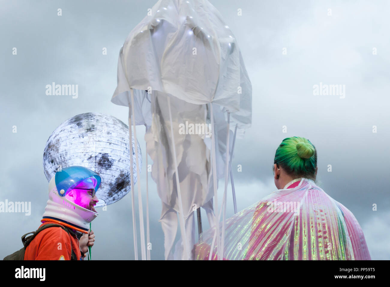 Seattle, Washington, USA. 22nd Sept 2018. Zee McManus and Grace Jones ...
