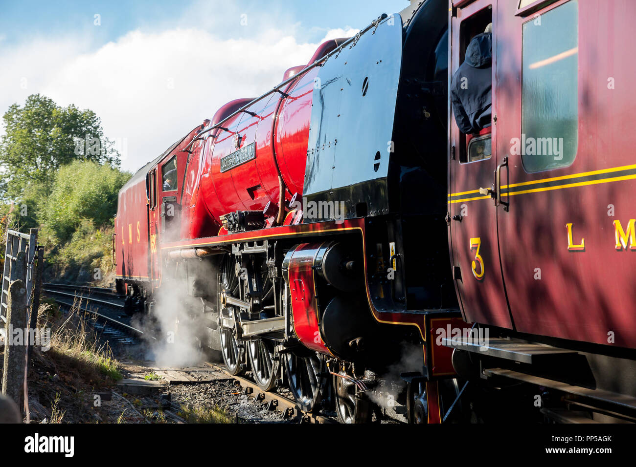 Duchess of sutherland steam locomotive hi-res stock photography and ...
