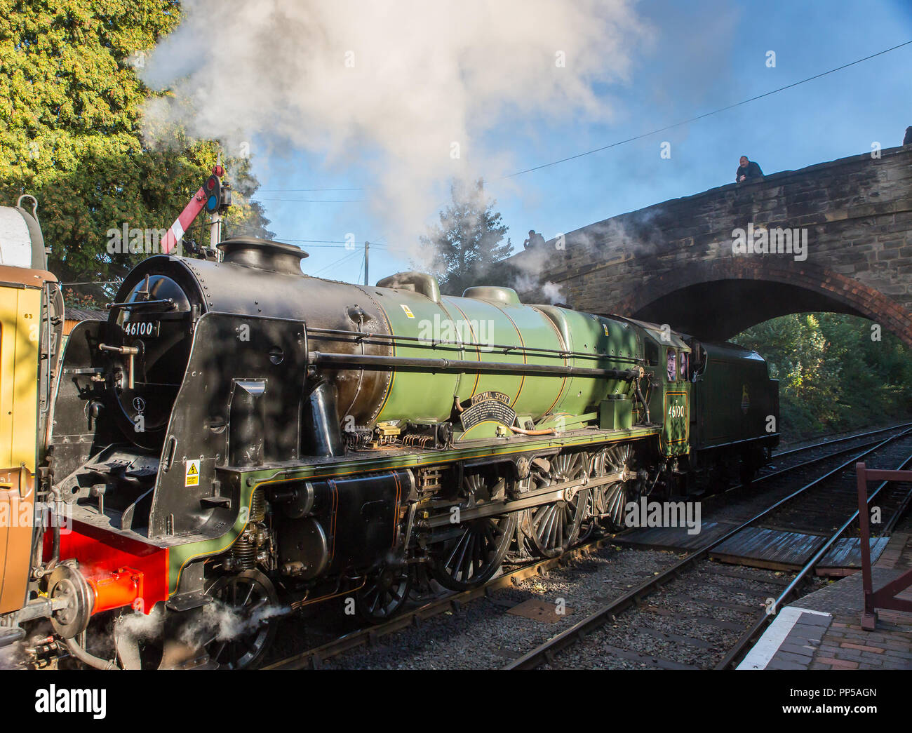 Kidderminster, UK. 23rd September, 2018. Visiting steam giants at ...