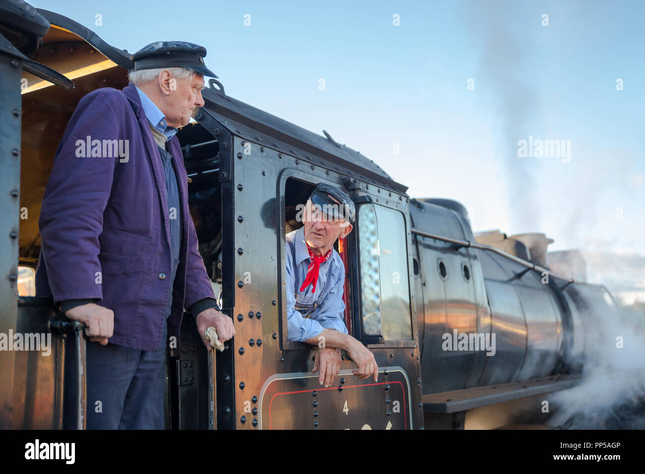 Fireman steam engine hi-res stock photography and images - Alamy