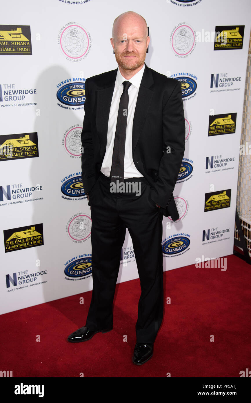 London, UK. 22nd Sep 2018. Jake Wood at the Paul Strank Charitable ...