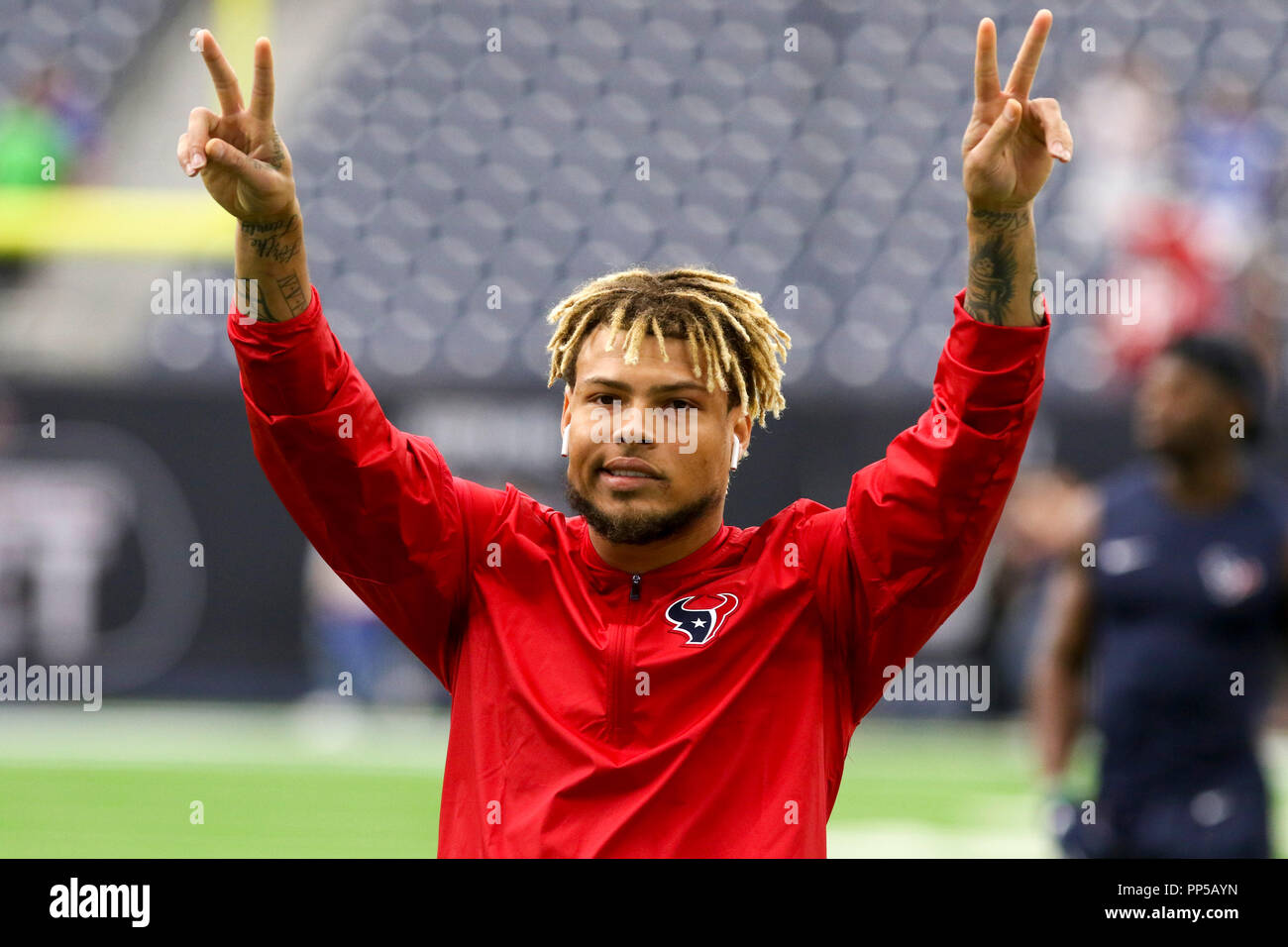 Houston, TX, USA. 23rd Sep, 2018. Houston Texans defensive back Tyrann ...