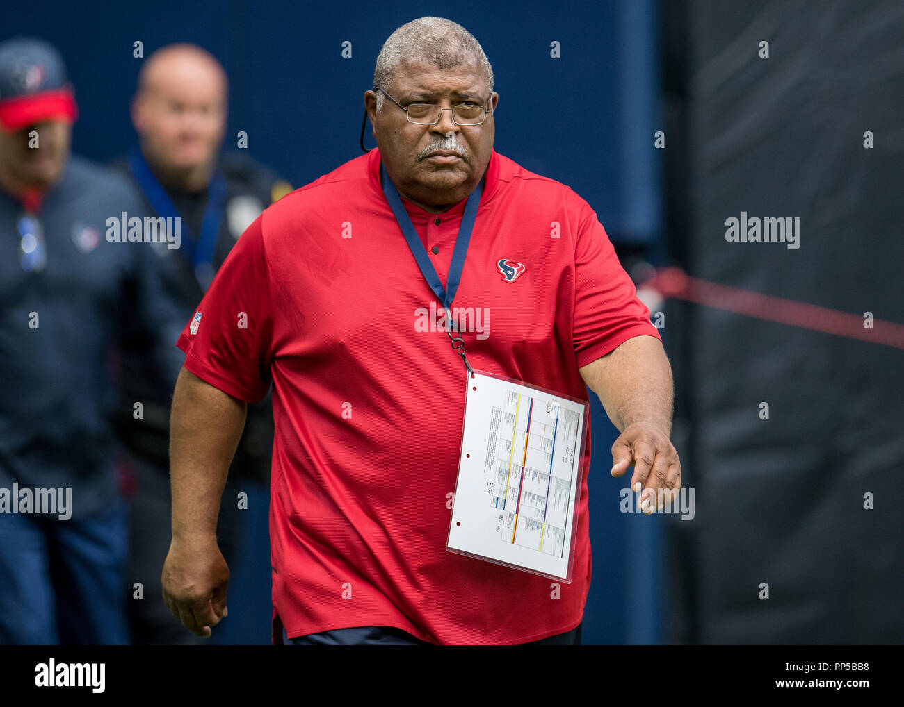 Houston, TX, USA. 23rd Sep, 2018. Houston Texans defensive coordinator ...