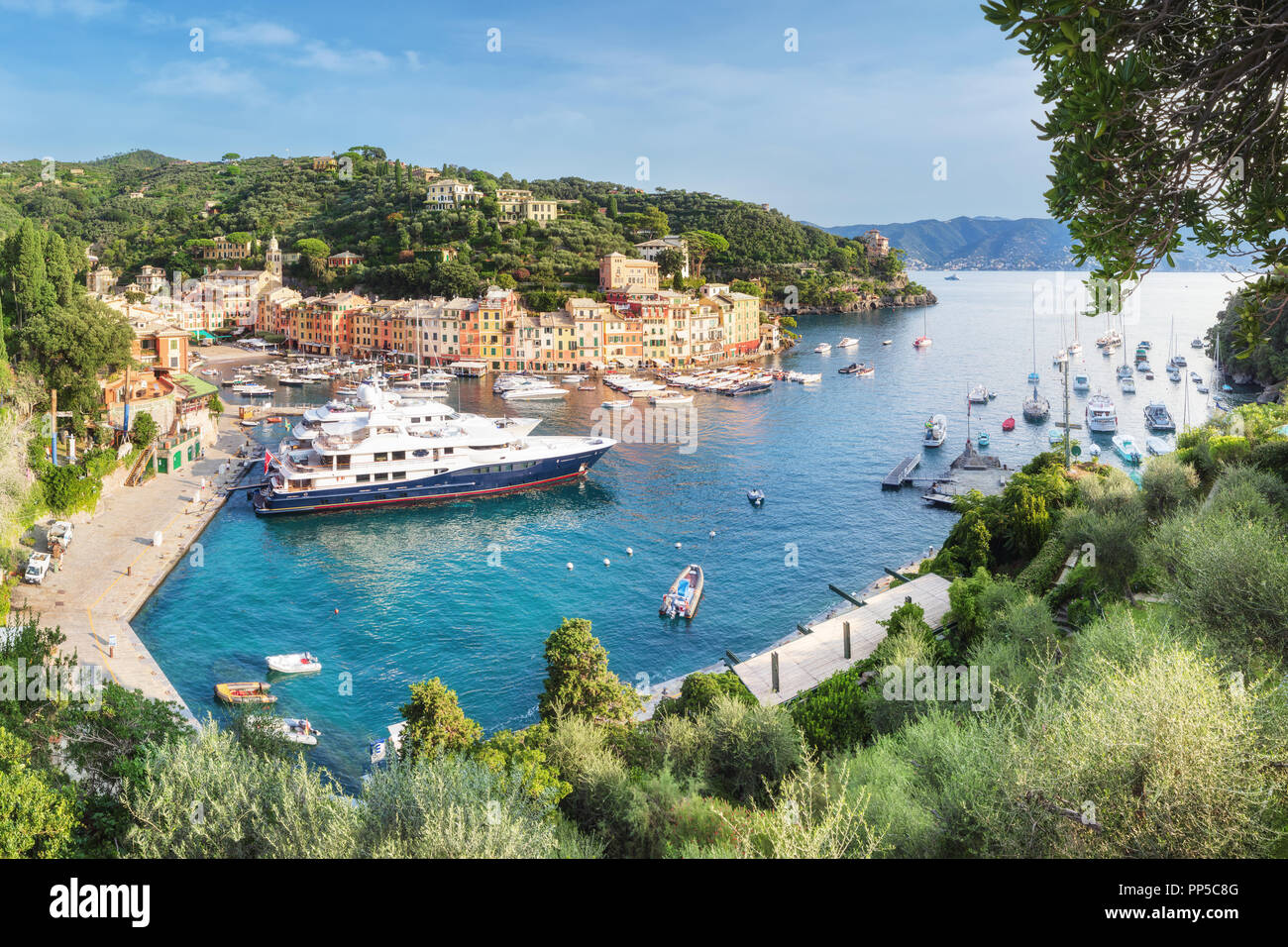 Portofino luxury landmark village hi-res stock photography and images - Alamy