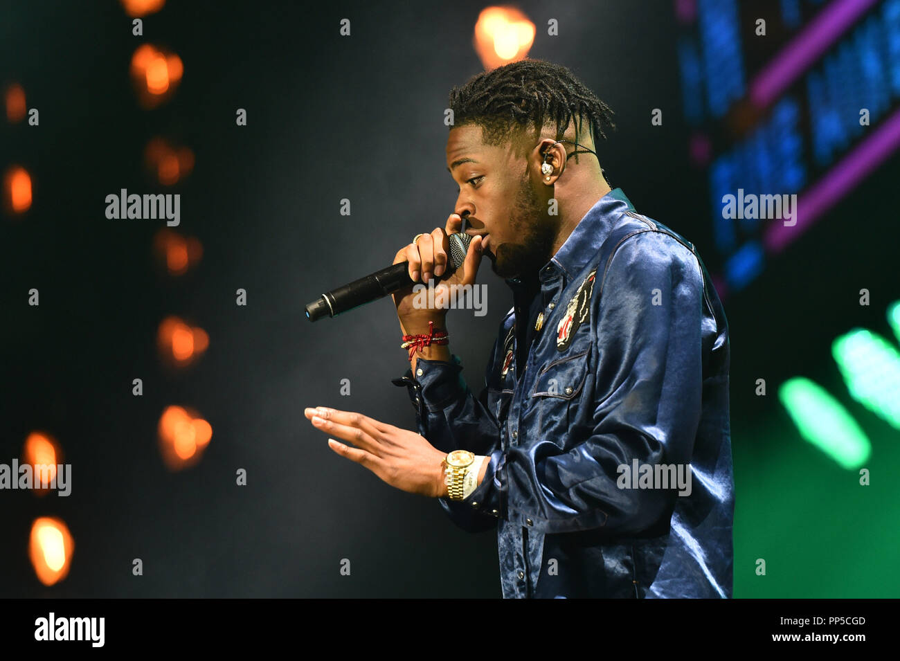 Yxng Bane performing at BBC 1Xtra Live, at the O2 Arena in London ...
