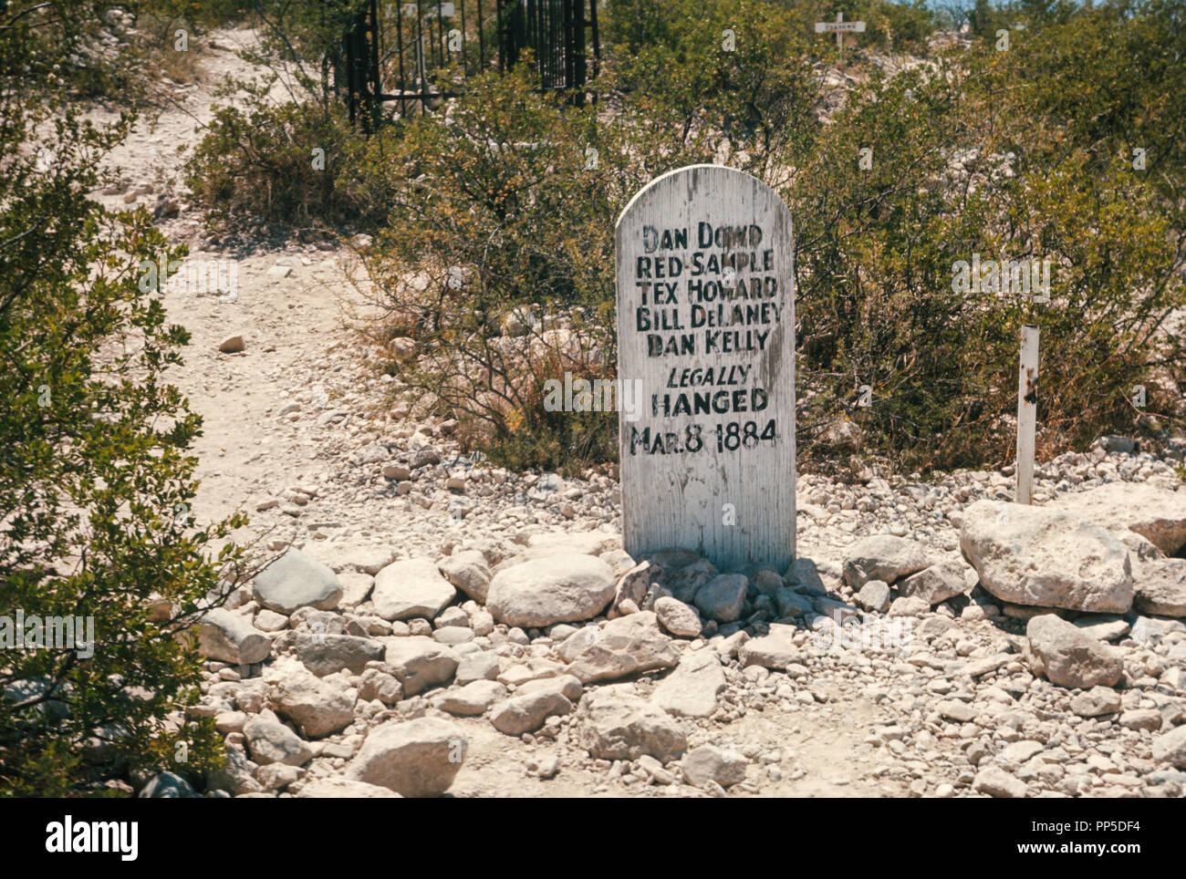Grave Markers in Boothill Graveyard, Tombstone, Arizona Stock Photo - Alamy