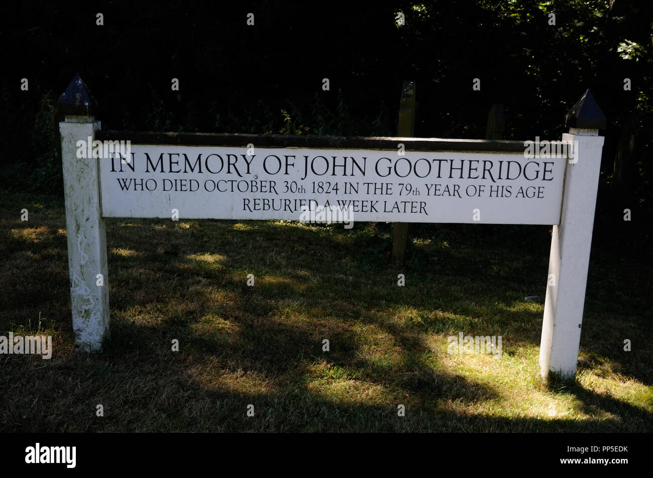 This bedhead graveboard stands in the churchyard of St Giles Church ...