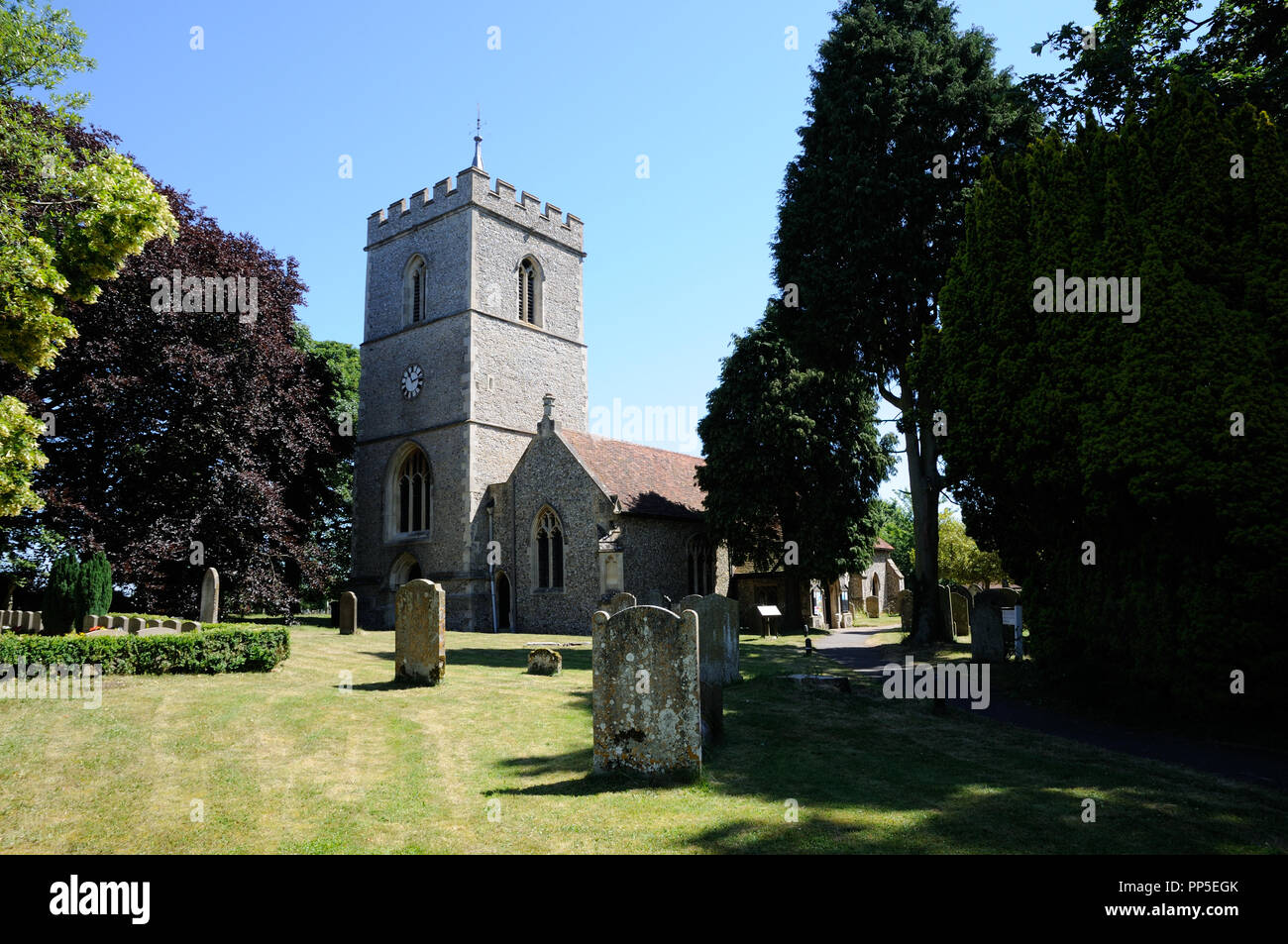 St Giles Church, Codicote, Hertfordshire, dating back to the 13th ...