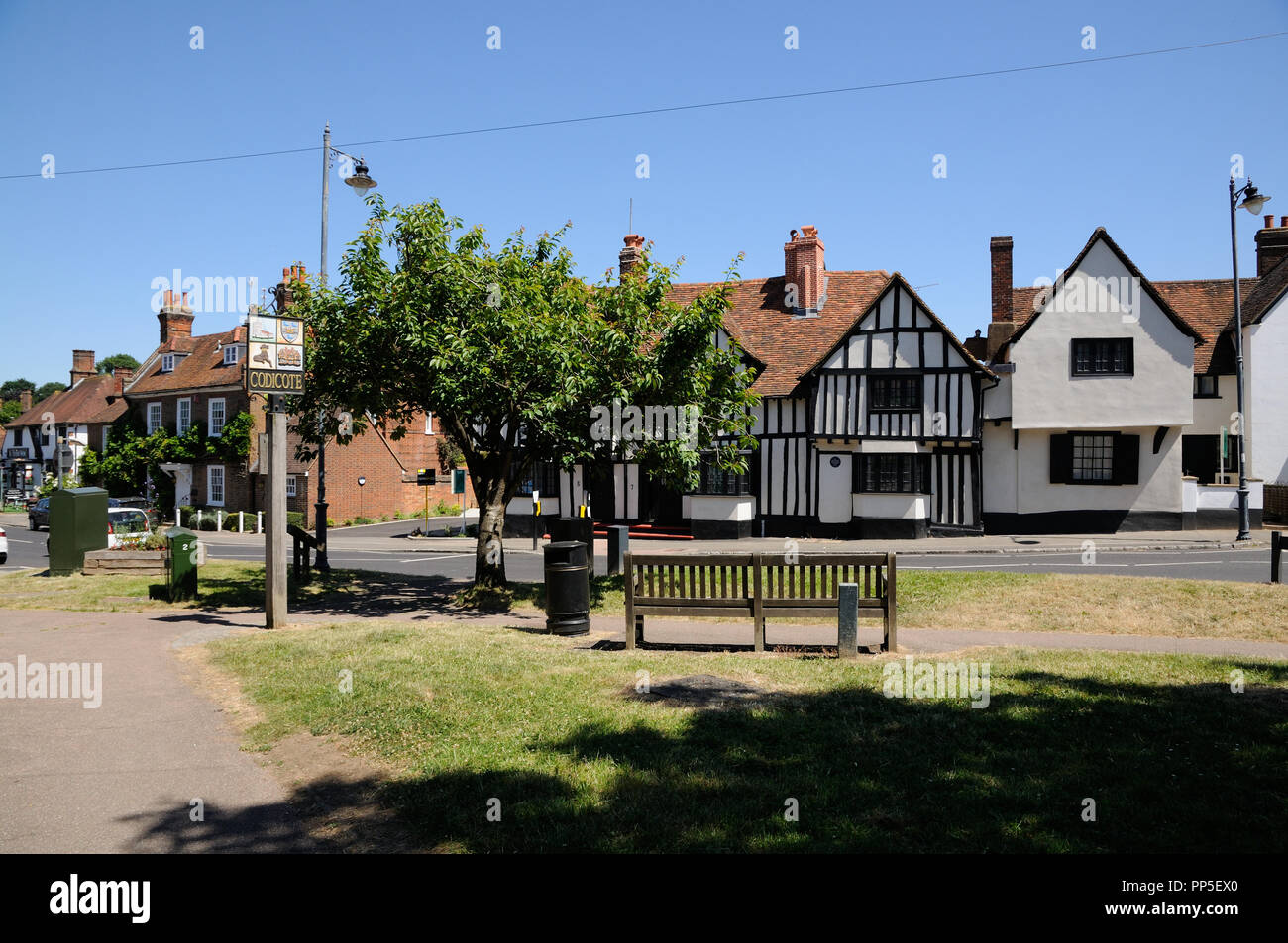 View from green, Codicote, Hertfordshire Stock Photo - Alamy