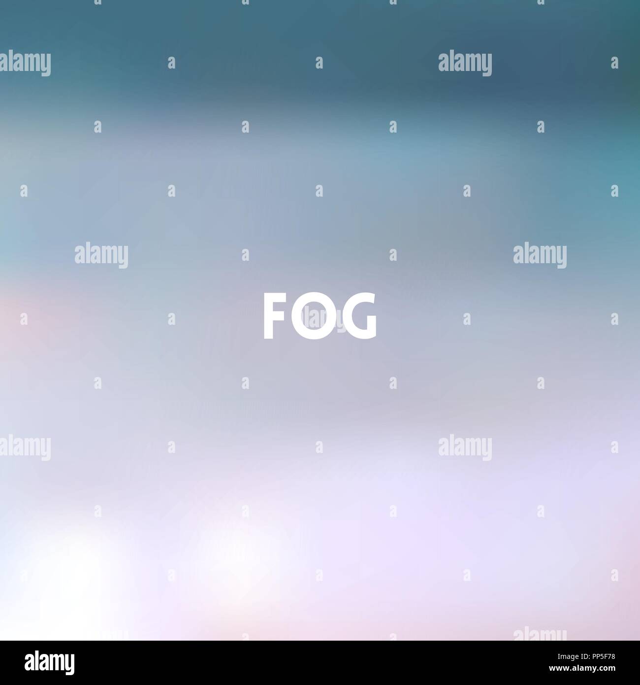 square blurred background - light yellow pastel colors With sign fog ...