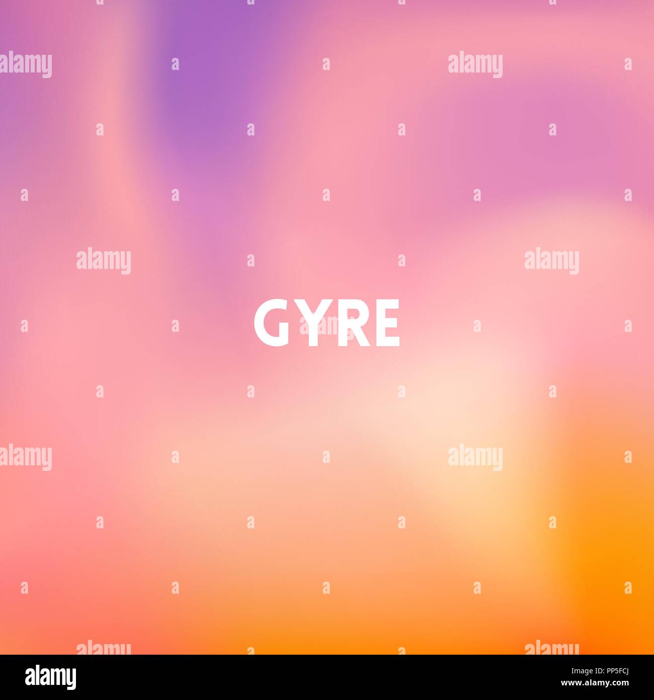 square blurred background - sunset colors With motivating quote Stock ...