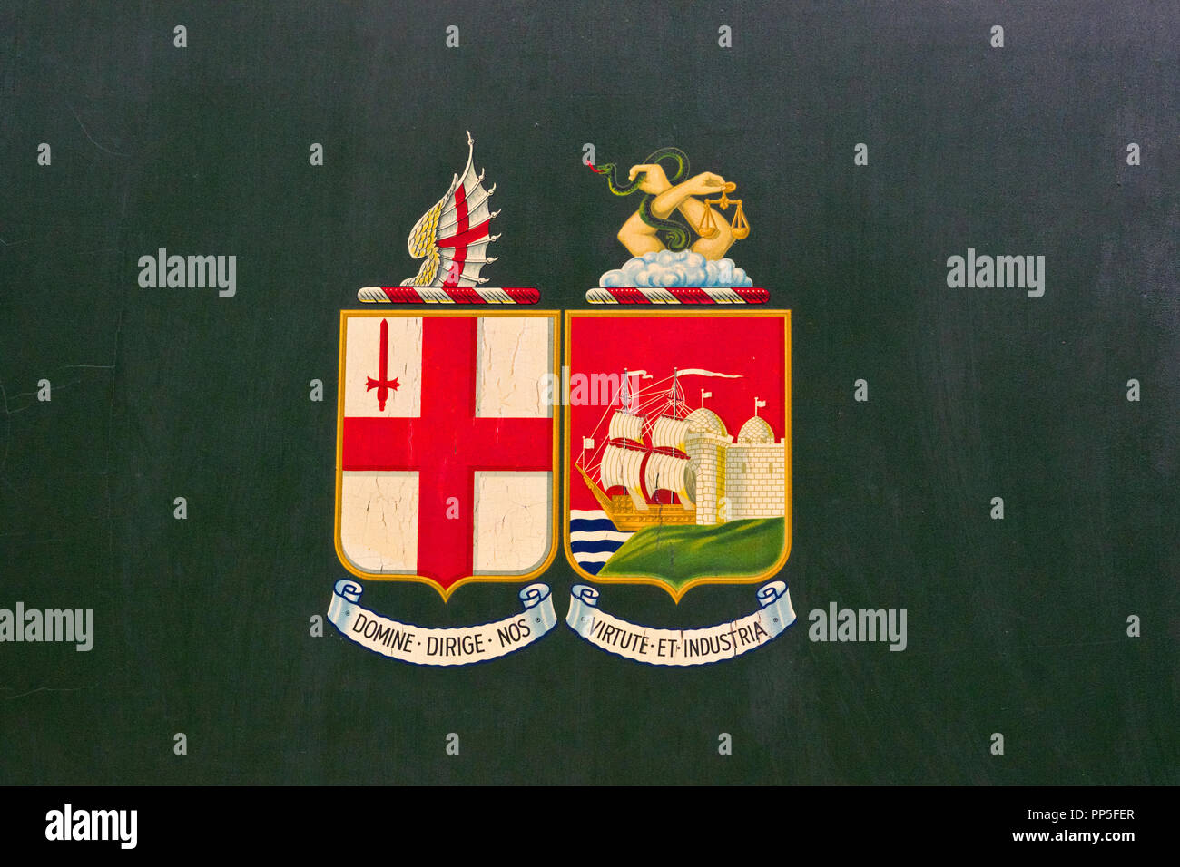 Coat-of-arms of the Great Western Railway Stock Photo - Alamy