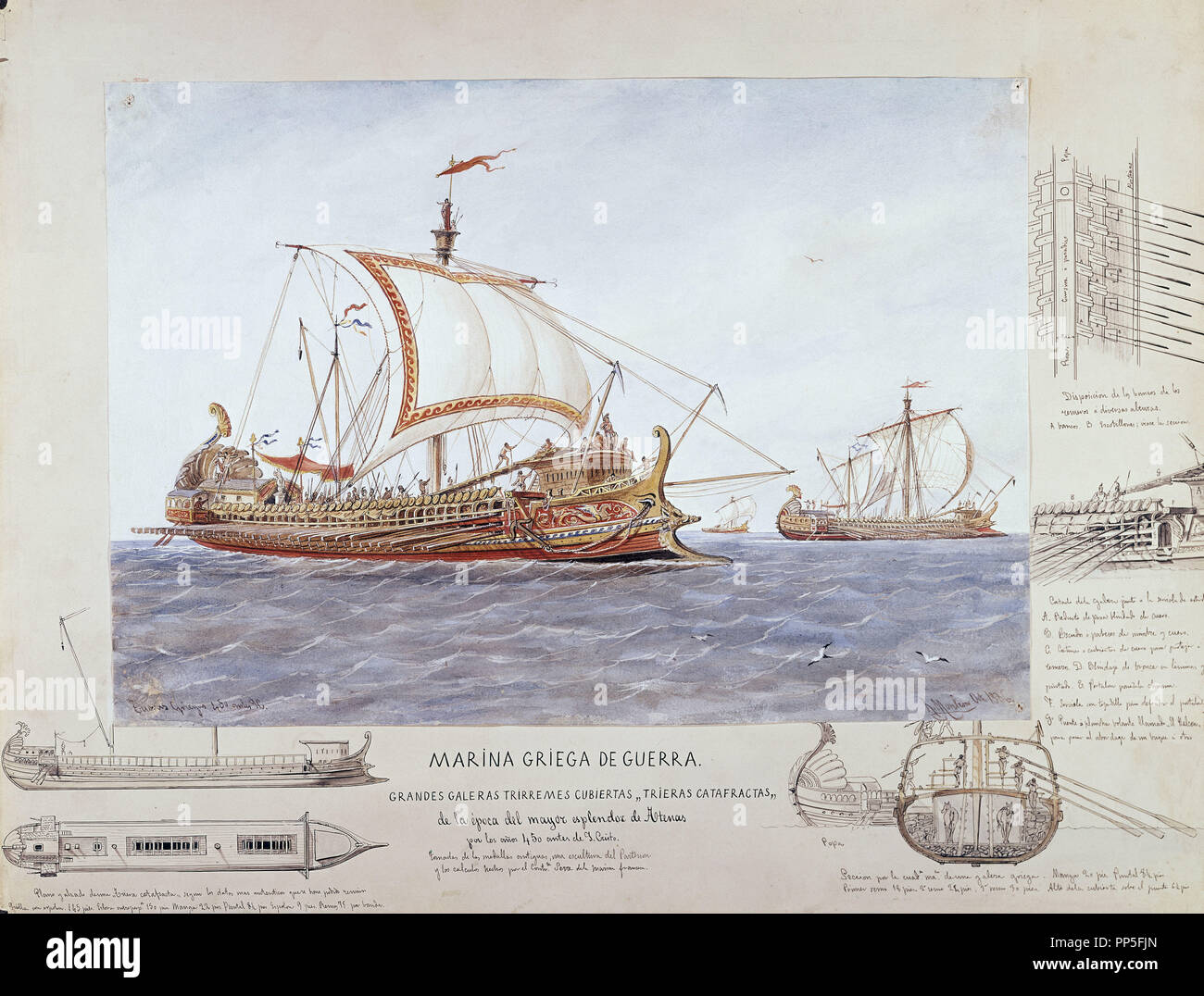 CONSTRUCCIONES NAVALES BAJO SU ASPECTO ARTISTICO. GALERAS DE GUERRA ...