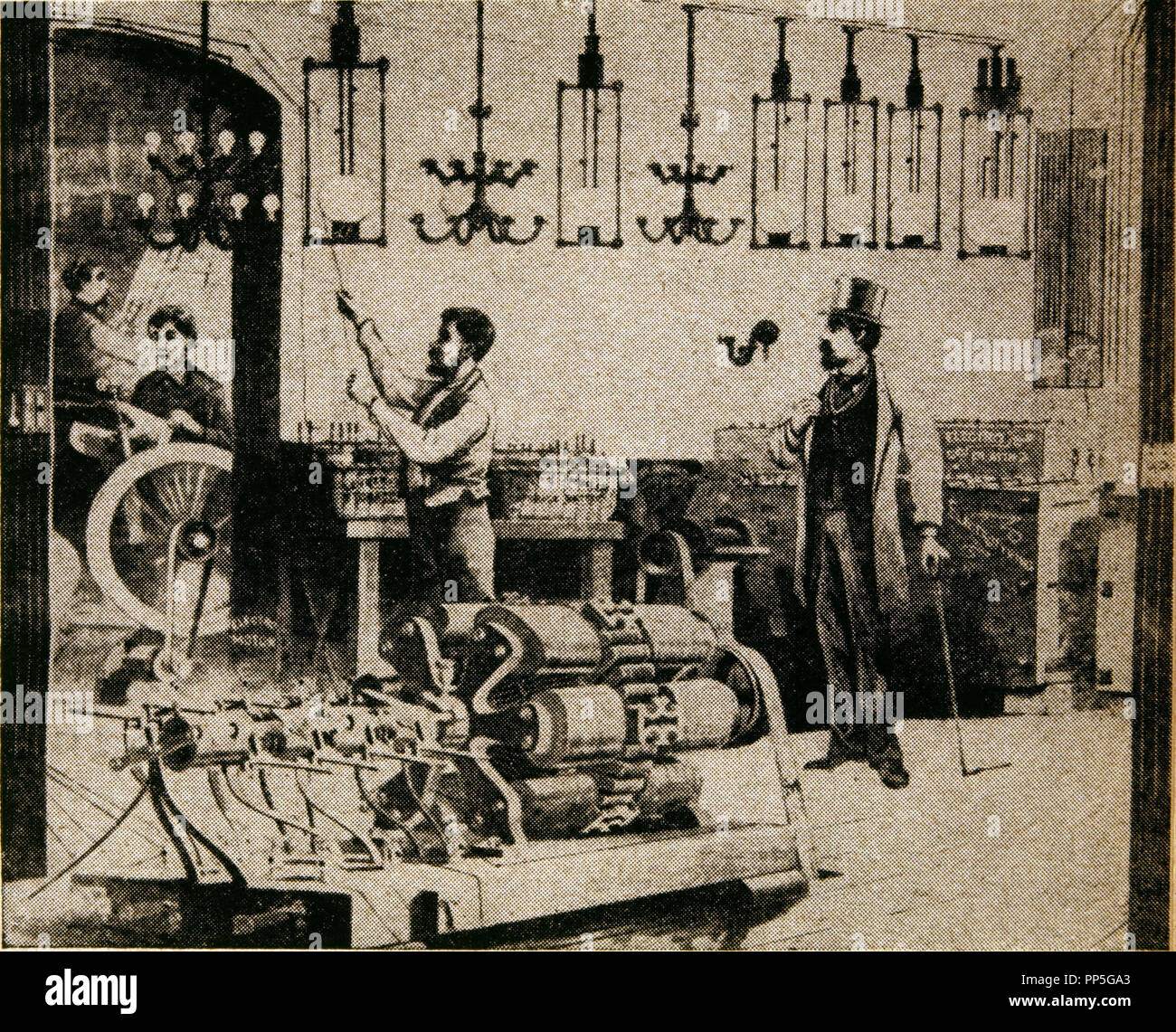 US-CENTRAL ELECTRIC LIGHT 1880-THE LAMP OF EDISON TRANSFORMS LIFE STYLE ...