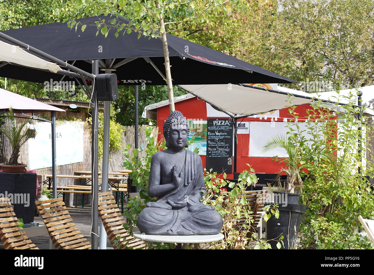 Charlies beach at checkpoint charlie, City of Berlin Germany Stock ...