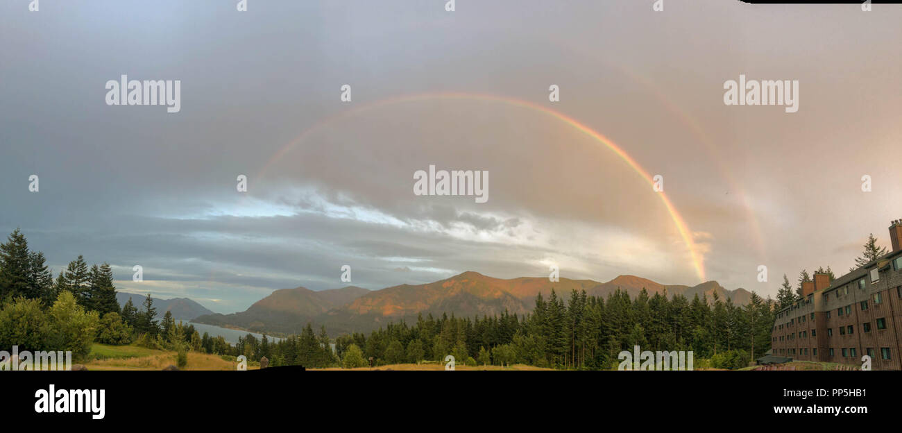 Panorama rainbow hi-res stock photography and images - Alamy
