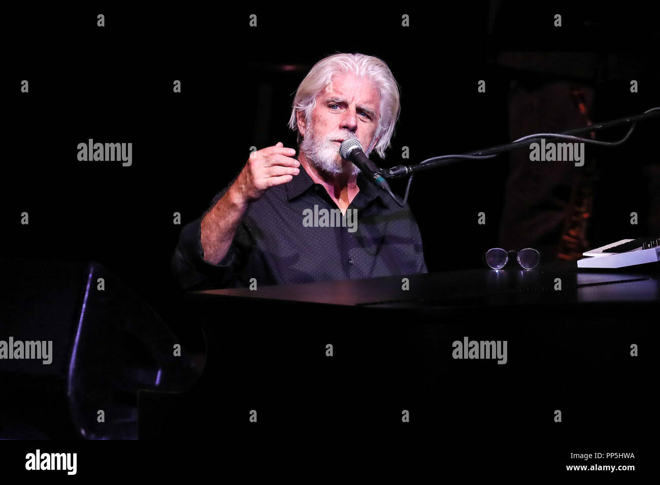 Music Artist MICHAEL MCDONALD performs in Durham, North Carolina as ...