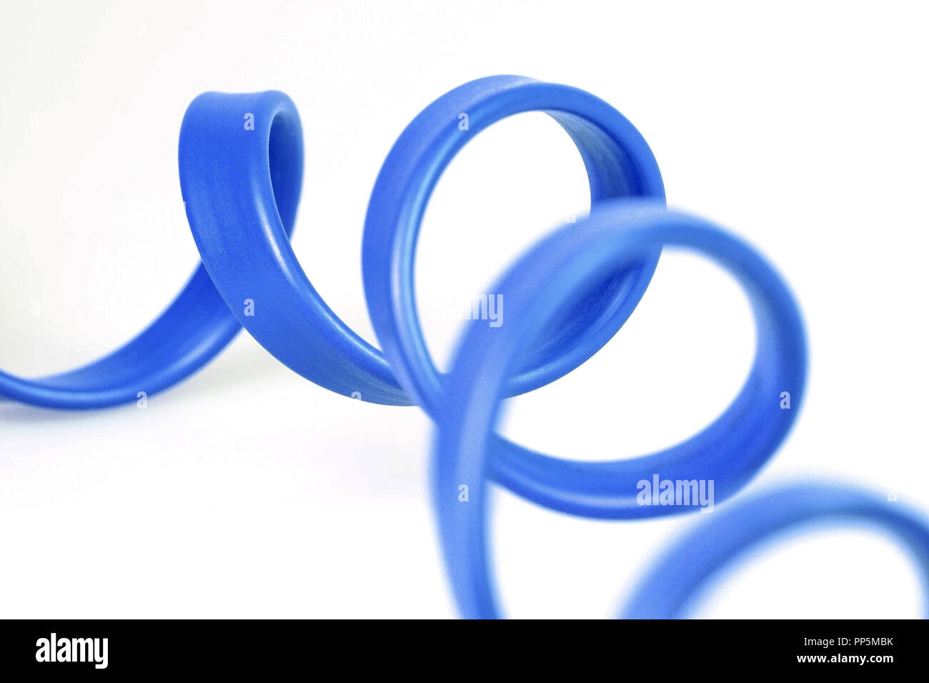 Abstract blue cable Stock Photo - Alamy