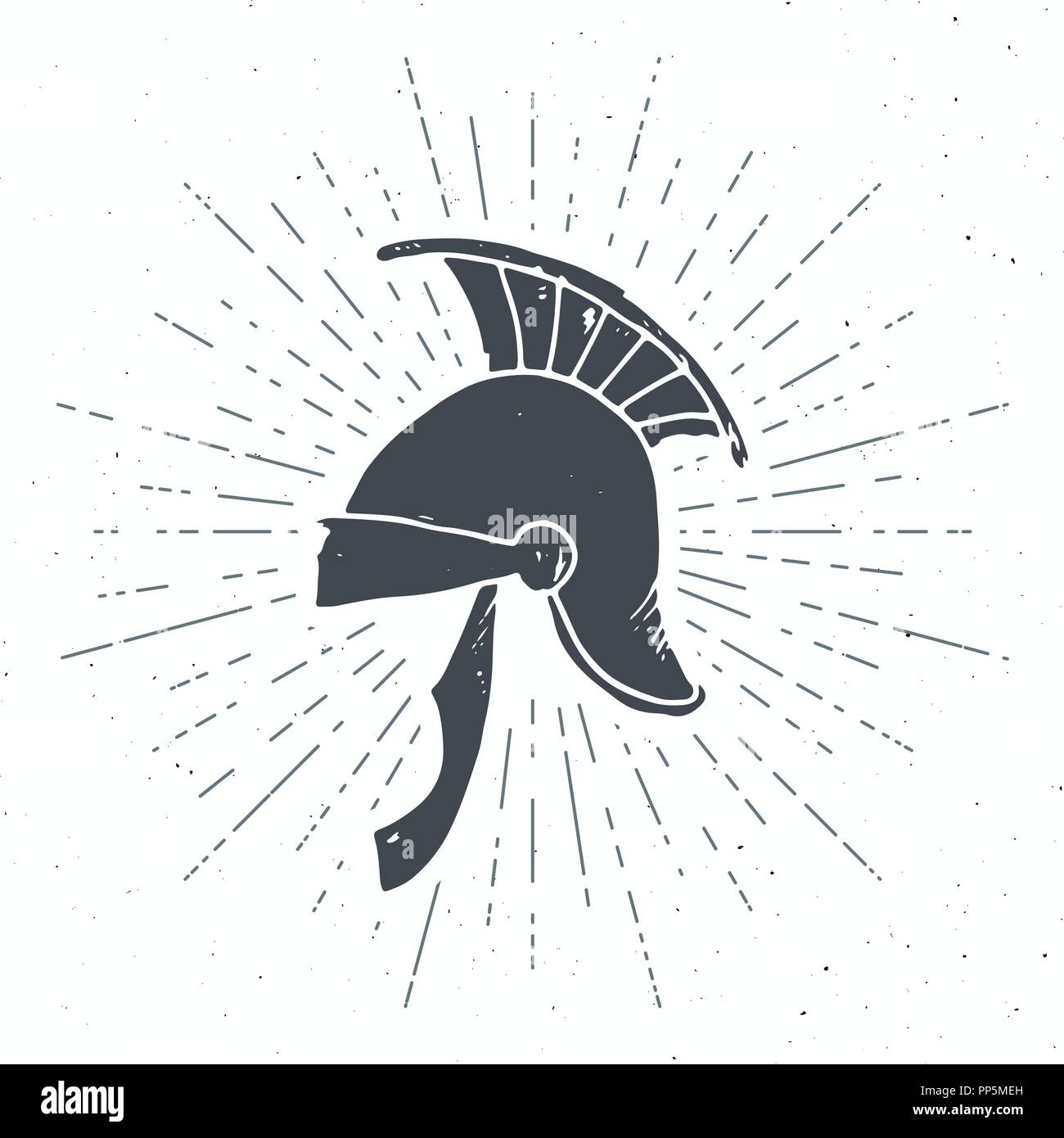 Roman Helmet Silhouette