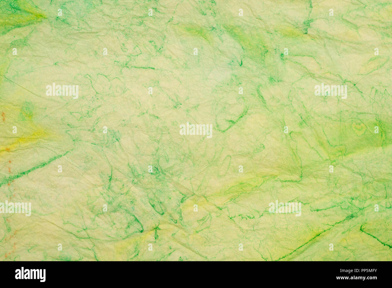 green creased colored tissue paper background texture macro Stock Photo ...