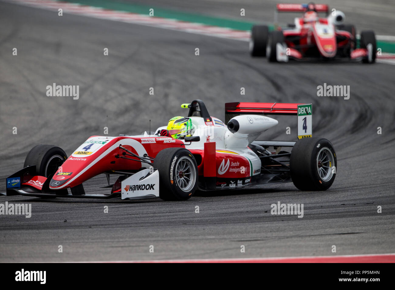 Misano Adriatico, Italy - August 25, 2018: A Dallara F317 – Mercedes ...