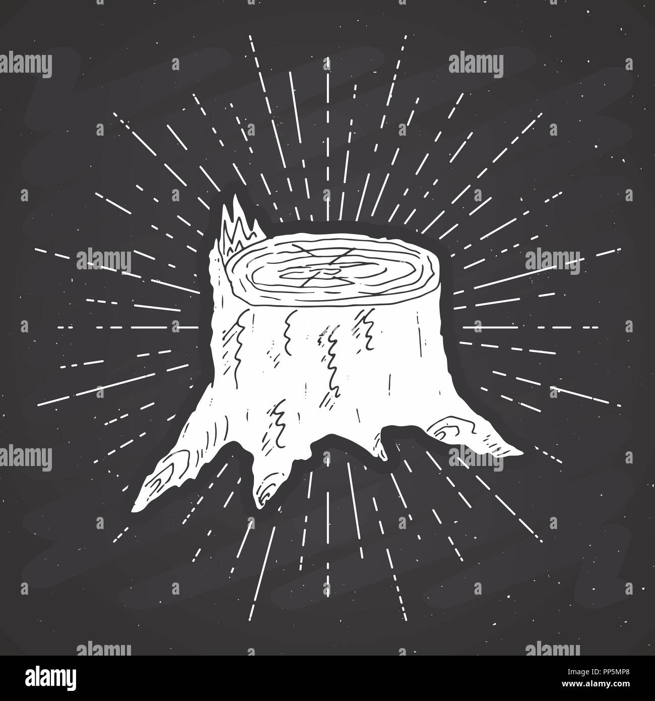 Chalk stump Stock Vector Images - Alamy